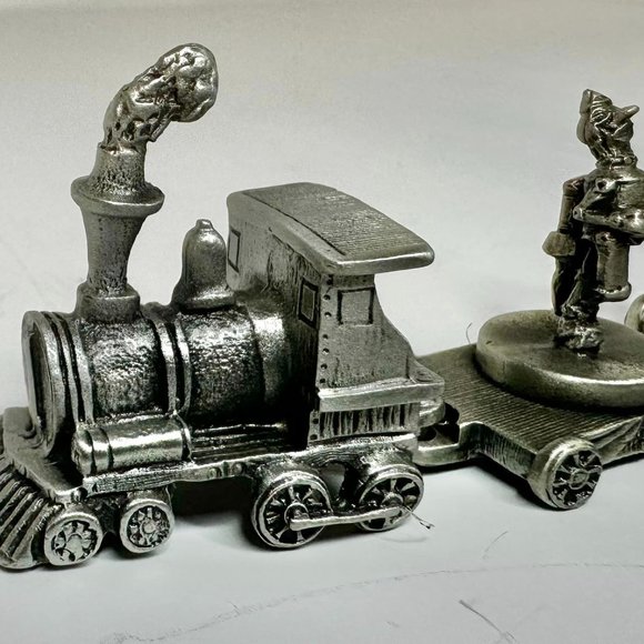 Holiday | Rare Wizard Of Oz Pewter Train Baum Family Trust Set | Poshmark